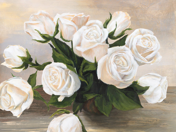 Vaso di rose - Silvia Mei | Guarda ora | RiQuadro Galleria d'Arte