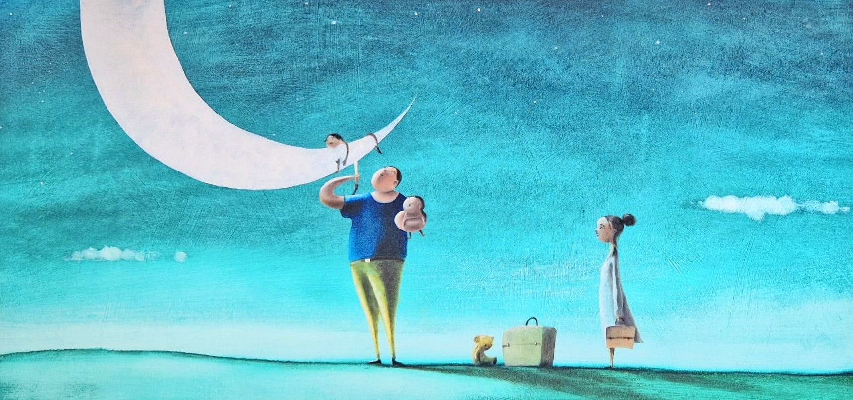 La meta ideale - Diego Santini | Guarda qui | RiQuadro Galleria d'Arte